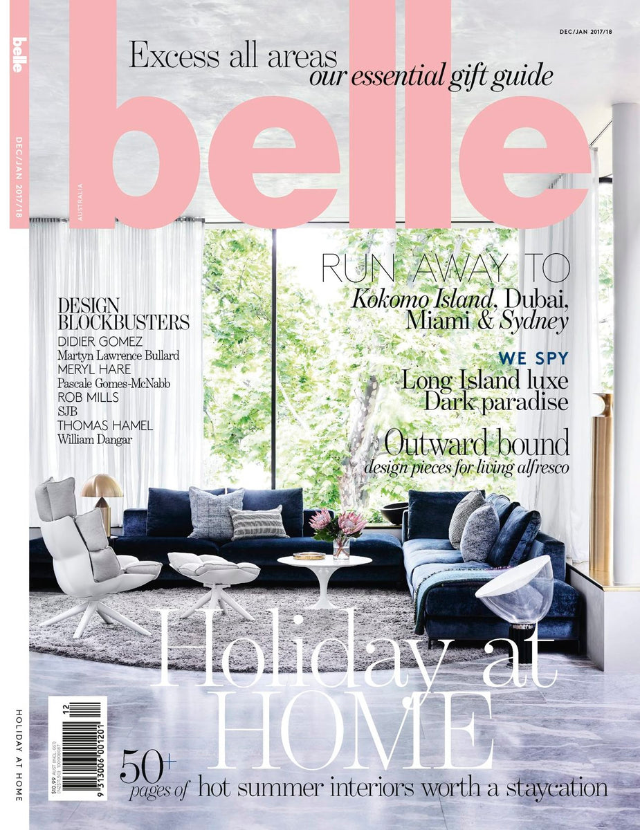 BELLE MAGAZINE DECEMBER 2017 COVER – Cadrys